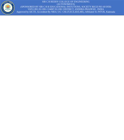 Sir C R Reddy College Of Engineering Pdf