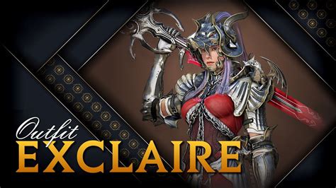 Black Desert Console Drakania Outfit Exclaire Youtube