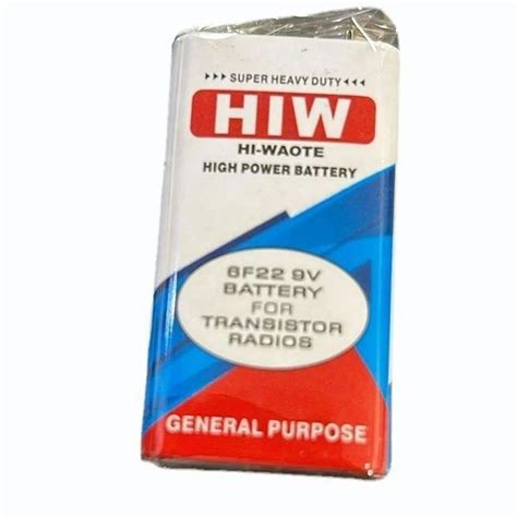 9v hiw transistor radios battery at ₹ 18 9v battery in new delhi id 2853959617791