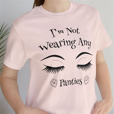 No Panties Tshirt Etsy
