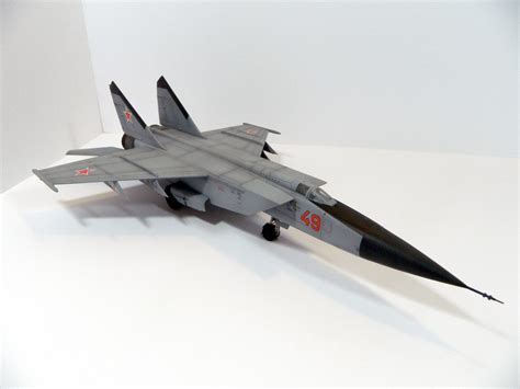 Mig 25 Foxbat Scale Model Built By Colin Higton