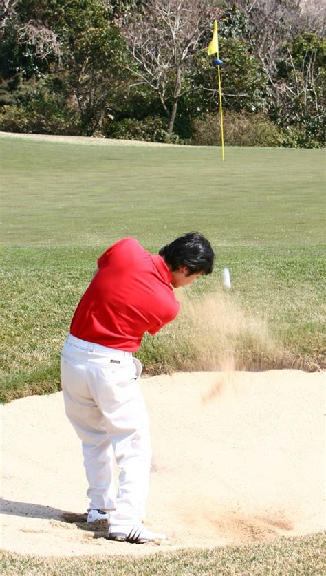 박영진 골프 노하우 벙커샷평지에서의 벙커샷 골프타임즈
