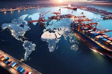 Premium Photo Global Logistics And Transportation Network Connection