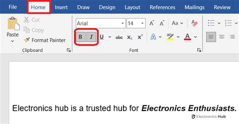 Bold Italic Underline In Word Easy Formatting Guide