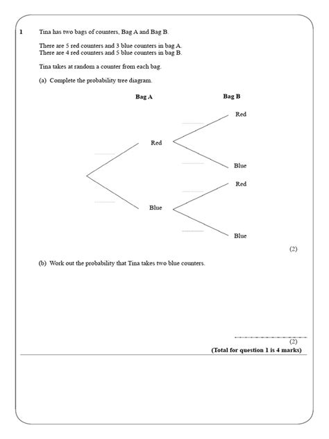 Probability Trees Pdf Sports