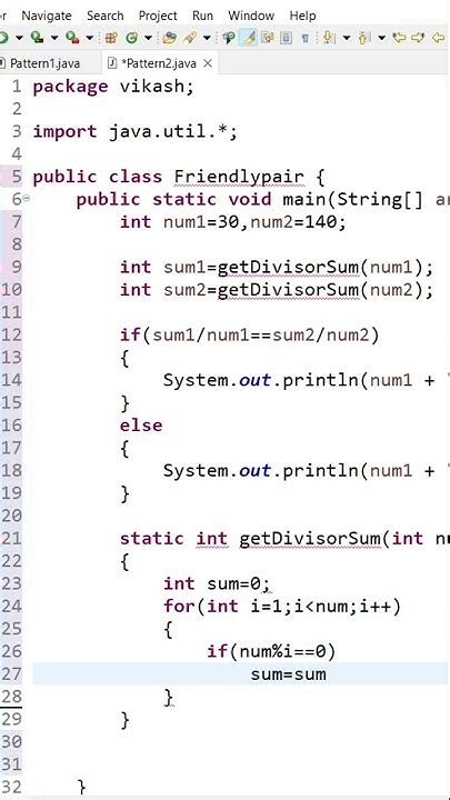 Friendly Pairs In Java Shorts Shortvideo Coding 1mviews Java