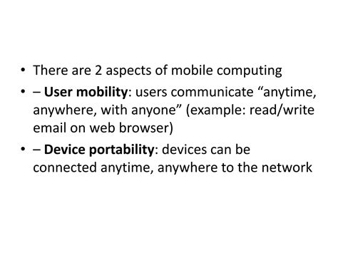 introduction to mobile computing pptx