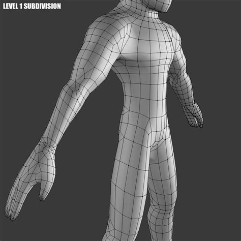 Generic Base Mesh Male Character 3d Turbosquid 1188922