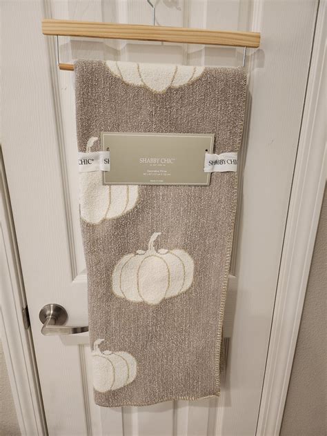 New Shabby Chic Decorative Throw Blanket Rachel Ashwell Pumpkins Fall