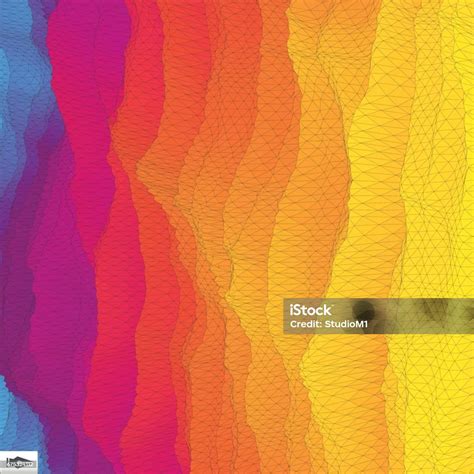 추상적인 현대 기하학적 배경입니다 다각형 모자이크 그림입니다 0명에 대한 스톡 벡터 아트 및 기타 이미지 0명 3차원 형태 격자 파이 Istock