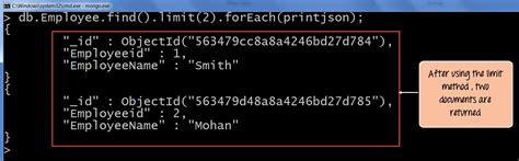 使用Sort和Limit排序查询MongoDB 实例 MongoDB中文社区