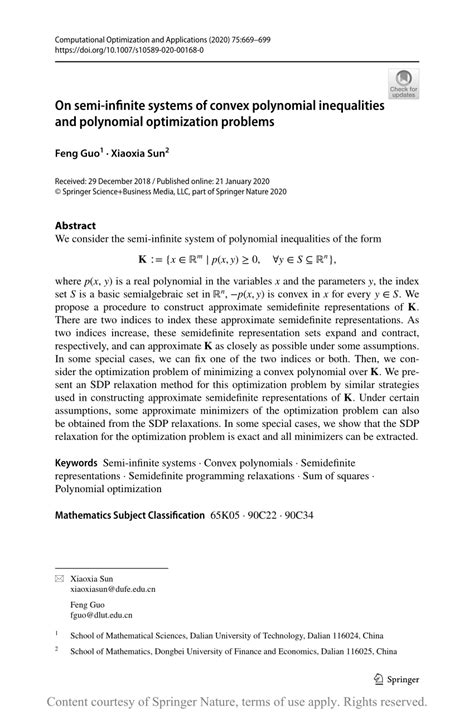 On Semi Infinite Systems Of Convex Polynomial Inequalities And