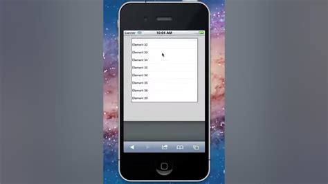More Native Overflow Scrollingtouch Example In Ios5 Mobile Safari