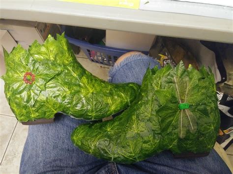 Self Made Some Poison Ivy Boots For My Wife Took About Weeks To Hot Glue Everything