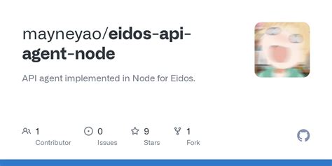 GitHub Mayneyao Eidos Api Agent Node API Agent Implemented In Node For Eidos