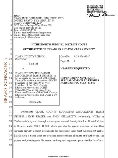 Ccea Anti-SLAPP Motion W Exh | PDF
