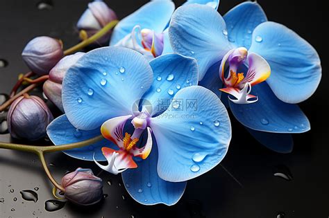 一束新鲜的兰花高清图片下载 正版图片600765453 摄图网