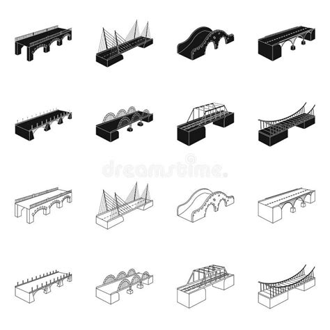 Isolated Object Of Connection And Design Symbol Collection Of Connection And Side Stock Vector
