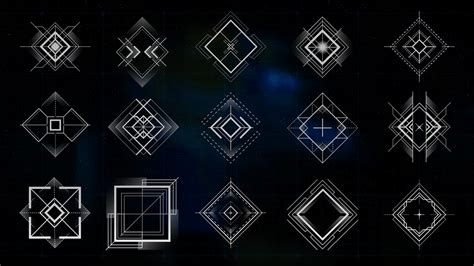 Abstract Square Hud Widgets On Behance