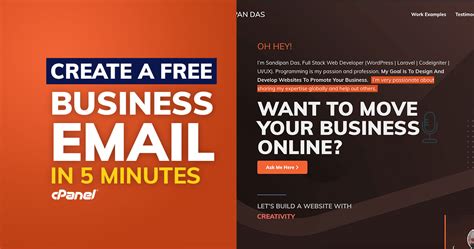 Create A Free Business Email In 5 Minutes 2021 Sandipan Das