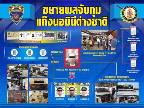 ในประเทศ ทลายแก๊งนอมินี เปิดบริษัทให้ต่างชาติ ทรัพย์สินกว่า200ล้าน