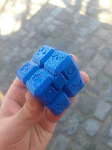 Stl File Sonic Infinity Cube Without Supports ♾️・3d Print Design To Download・cults