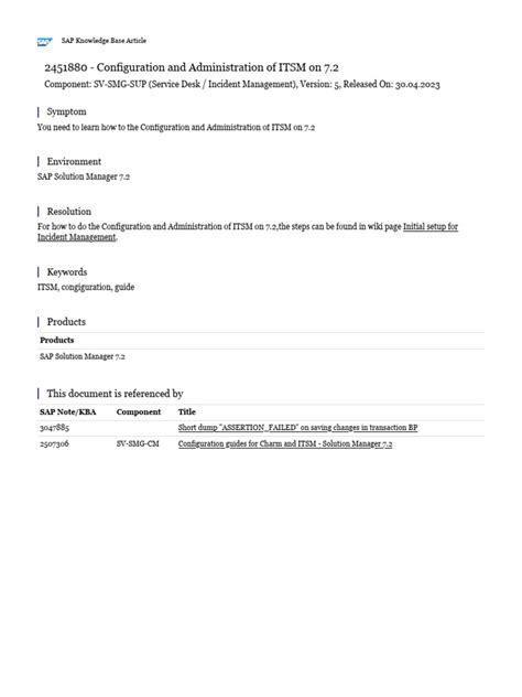 Configuration And Administration Of Itsm On 7 2 Pdf