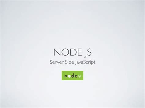 Nodejs Ppt