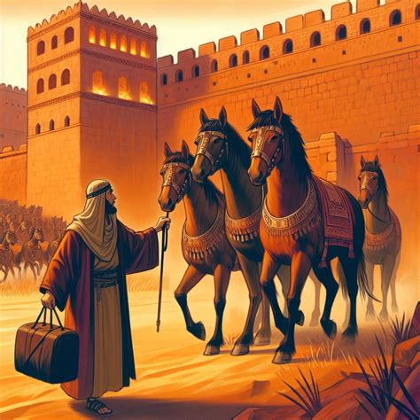 2 Kings 713 Artwork Bible Art