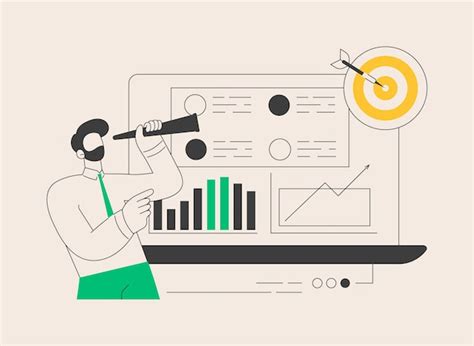 Premium Vector Data Driven Marketing Abstract Concept Vector Illustration