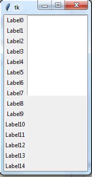Python How To Make Listbox Fill Whole Frame Using Grid Manager Stack Overflow
