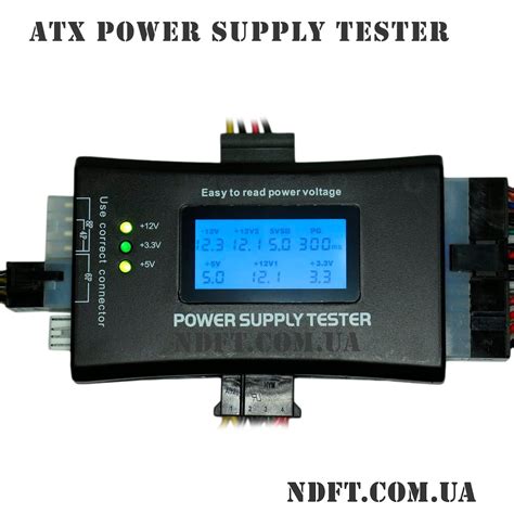 ATX тестер с LCD – Тестер блоков питания ПК (ATX, BTX, ITX) 20/24PIN ...