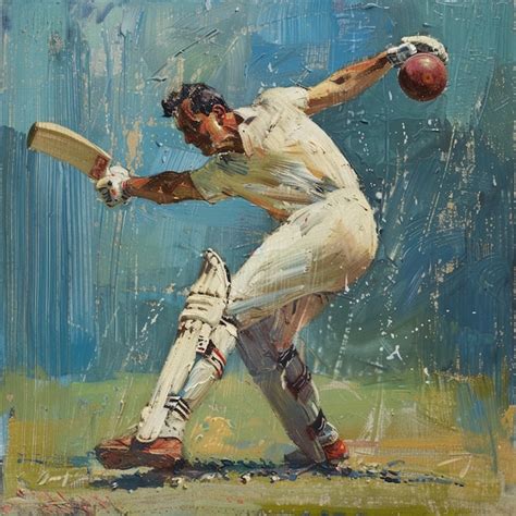 Premium Photo Spin Bowling Technique Refinement Against Spectral Batsmen