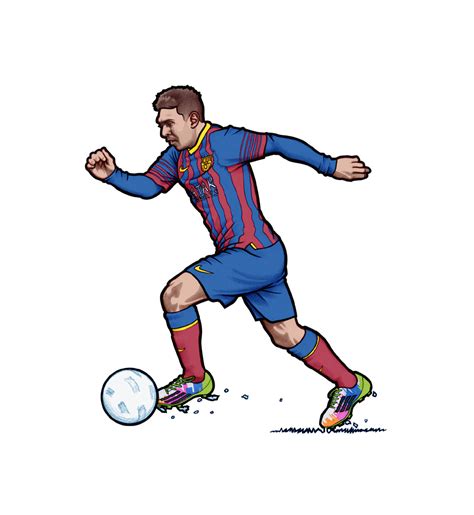 Coloriage Lionel Messi Imprimer