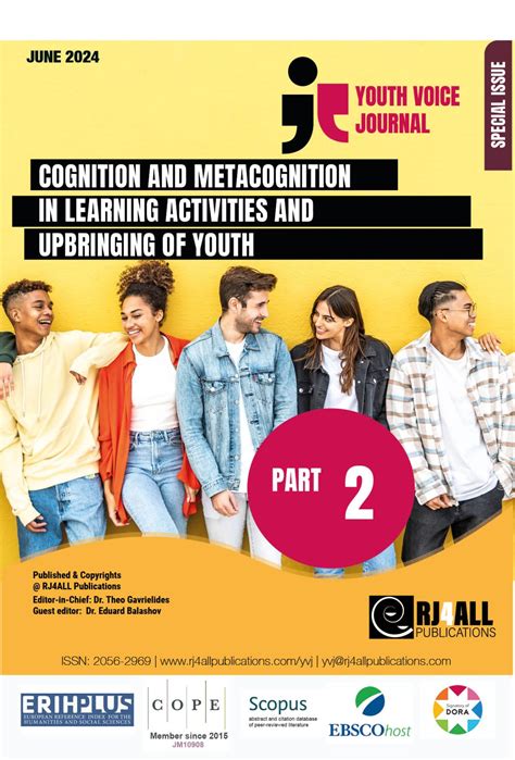 Special Issue Cognition And Metacognition In Learning Activities And Upbringing Of Youth Part