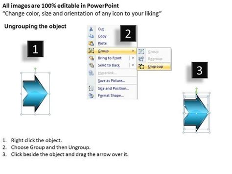 Horizontal Representation Arrows 10 Steps Ppt Manufacturing Flow Chart