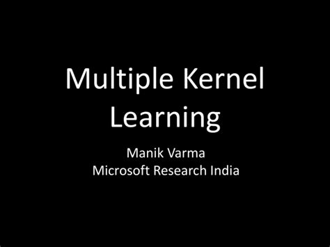 introductory machine learning
