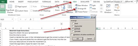 Viewing Many Parts Of The Spreadsheet At The Same Time • Online Excel Za