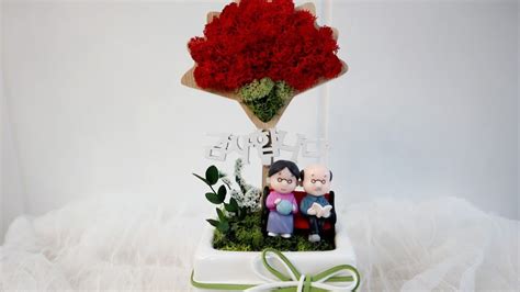 꽃사이소 스칸디아모스 카네이션 화분 만들기 Youtube