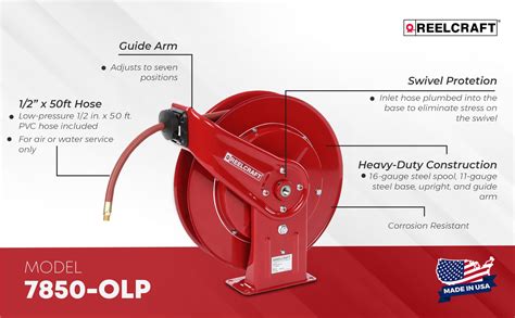 Air Hose Reel Parts Diagram Reelcraft 80000 Series Airwater Hose