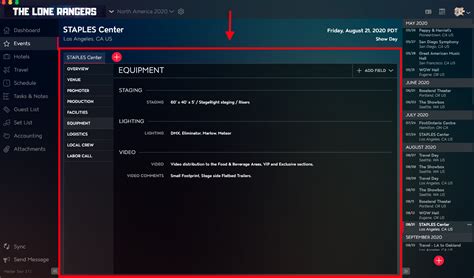 About Equipment Eventric Support
