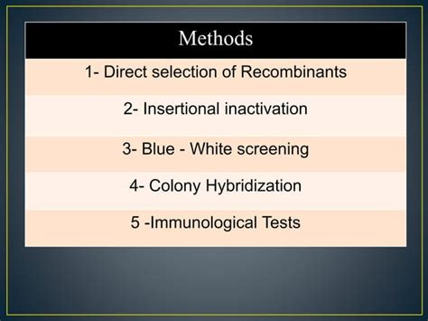 selection and screening of recombinant cells and expression of recombinant