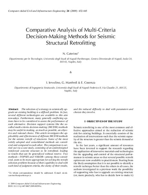 Pdf Comparative Analysis Of Multi Criteria Decision Making Methods