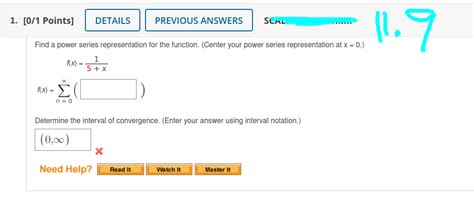 solved 1 [0 1 points] details previous answers scal 11 9