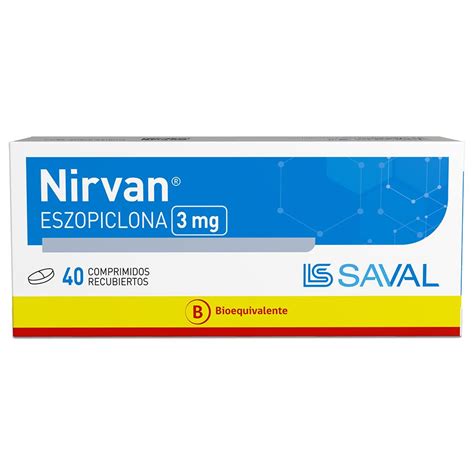 Nirvan 3 Mg X 40 Comprimidos Recubiertos Farmacias Ahumada
