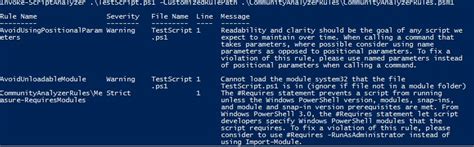 powershell script analyzer static code analysis for windows powershell