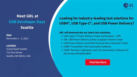 Granite River Labs Inc On Linkedin Usb Developer Days Seattle 2022 Graniteriverlabs