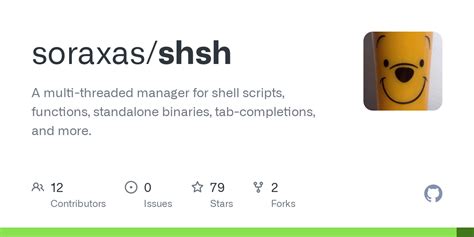GitHub Soraxas Shsh A Multi Threaded Manager For Shell Scripts Functions Standalone