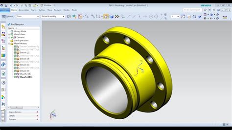 Siemens Nx Absolute Beginner Example YouTube