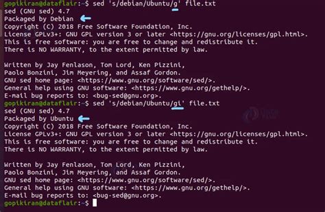 Sed Command In Linux Dataflair